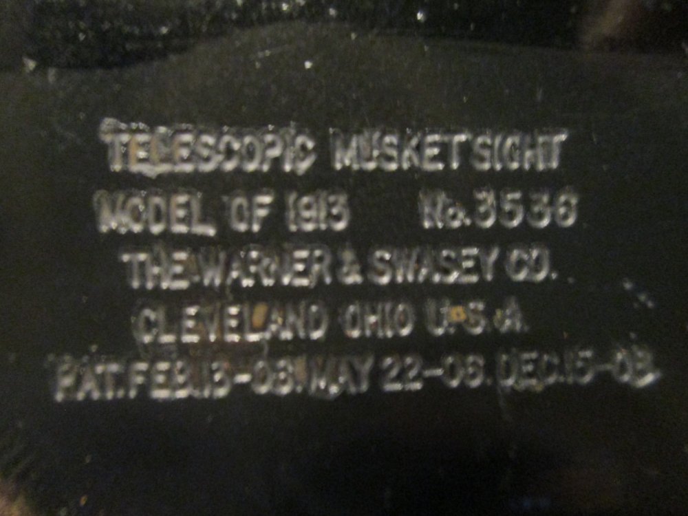 Telescopic Musket Sight M1908/M1913